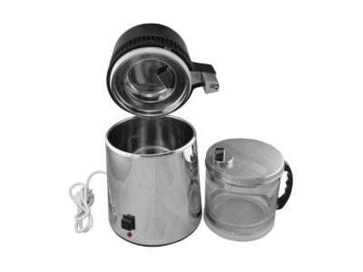 China Drink Stainless Steel Water Distillers With Glass Bottle For Home for sale