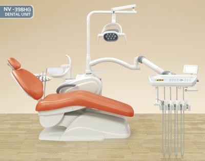 China 9 - Memory Control System Dental Chair Unit With Low - Mounted Instrument Tray for sale