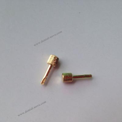 China Cross Keys/Dental Key for screw post dental pin Made Of Stainless Steel plated with thick layer 24K gold for sale
