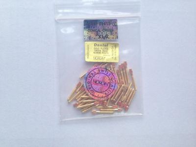 China 50PCS Package Golden Dental Screw Post  plated with thick layer 24K gold 240PCS Package Use For Teeth Implant for sale
