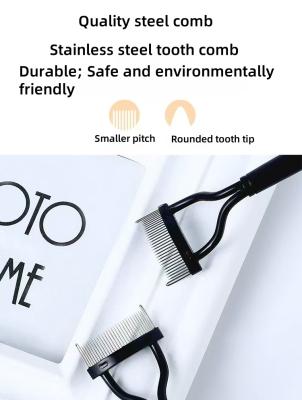China Stainless Steel Eyebrow Needle Eyelash Brush Comb for Cosmetic for sale