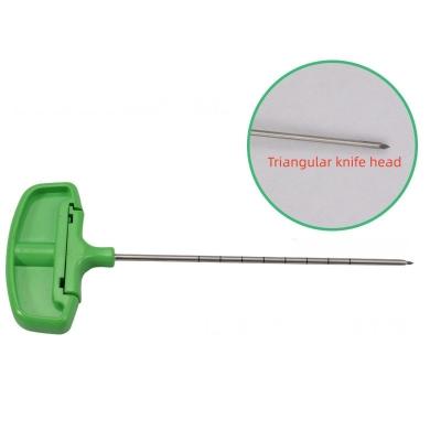 China Orthopedic Surgical Triangular Chisel Bone Puncture Needle For Intrathecal Traction for sale