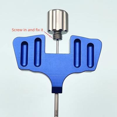 China Orthopedic Surgical Triangular Chisel Bone Puncture Needle For Intrathecal Traction for sale