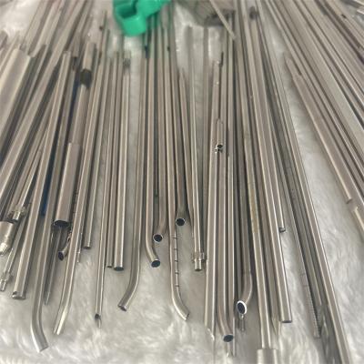 China Customized processing of sandblasting scale for stainless steel capillary slotted flared reducing head. for sale