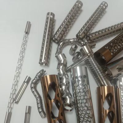 China 304 Stainless Steel Tube Precision Laser Cutting  Punching  Slotting for sale