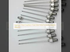 Stainless Steel Capillary Tube Side Hole Puncture Needle Tapered
