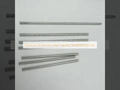 Expansion of Stainless Steel Capillary Sandblasting Scale.