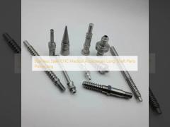 Stainless Steel CNC Medical Accessories Long Shaft Parts Processing