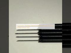 Ergonomic Stainless Steel Eyelash Comb and Precision Eyelash Brush Tool