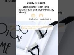 High-Quality Eyelash Brush and Stainless Steel Eyebrow Needle Tool