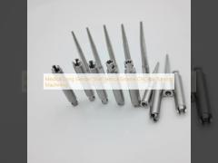 Medical Long Slender Shaft Helical Groove CNC Bar Turning Machining