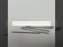 304 Stainless Steel Leather Threading Needle Long Slot Hole Milling