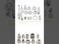 304 316L Stainless Steel Metal CNC Milling Customization