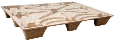 China Wood Chip Pine Molded Pallets Eco Friendly Space Saving Stackable Large Wooden Pallets for sale
