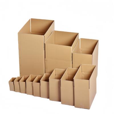 China E Commerce Logistics Cardboard Shipping Boxes Kraft Carton Box For Packing for sale