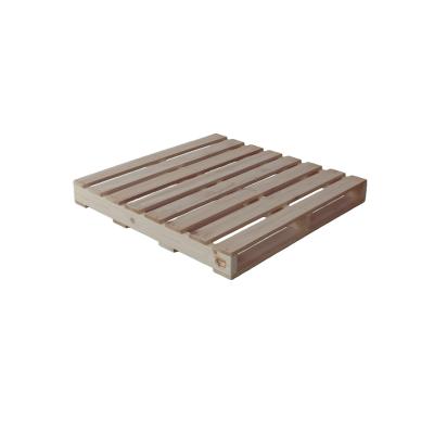 China 1100 X 1100mm Japanese Pallet  Heat Treated Solid Wood Block Pallet Ispm 15 for sale