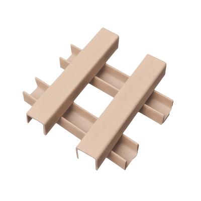 China U Shaped Paper Corner Protector Recyclable Edge Protection Paper Packaging Products for sale