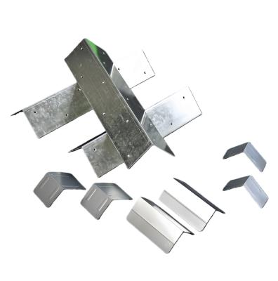 China Rust Resistance Steel Corner Protector Wooden Packaging Galvanized Steel Corner Guards for sale