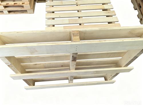 Quality Poplar Wood Full Deck Four Way Entry Industrial Wooden Pallet with Customized Dimensions 1280x1100x130 for sale
