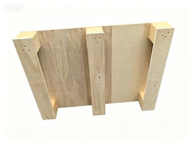 Quality Poplar Wood Full Deck Four Way Entry Industrial Wooden Pallet 800x600x122mm for Heavy Duty Shipping for sale