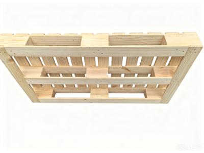 China Customized Dimensions Four-Way Entry ISPM 15 Compliant Wooden Pallet for Industrial Use for sale