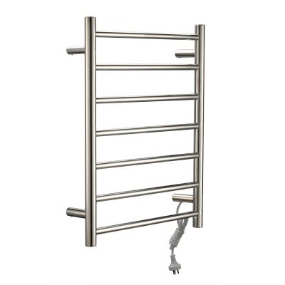 China 70W Onda  modern style 7round  crossbars WALL MOUNTED  stainess steel electric heated towe rails for SHOWERROOM for sale