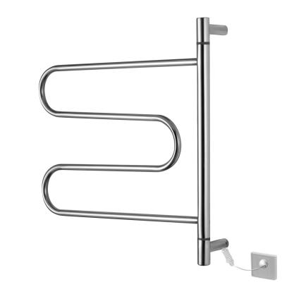 China China factory good quality  40w Stainless Steel Wall Mounted Electric Heated  Towel rail For washroom for sale