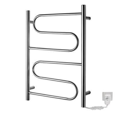 China China factory good quality  60w Stainless Steel Wall Mounted Electric Heated  Towel rail For washroom for sale
