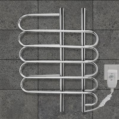 China CUSTOMIZED   80w Stainless Steel Wall Mounted Electric Heated  Towel rail For washroom for sale