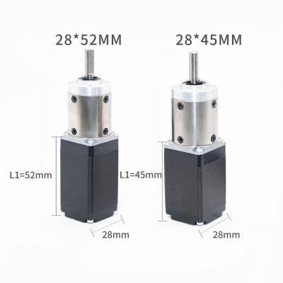 Cina 2 Fase Umot Nema11 28mm 4.9V Motori passo a passo con riduttore passo a passo in vendita