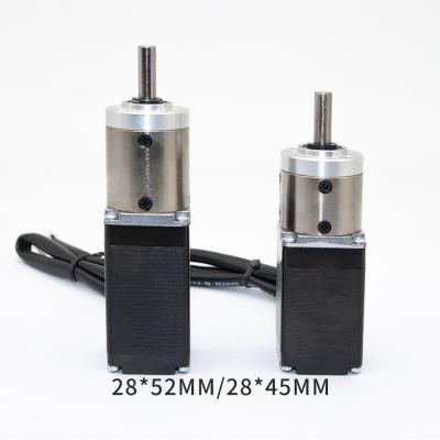 Cina 2 Fase Umot Nema11 28mm 4.9V Motori passo a passo con riduttore passo a passo in vendita