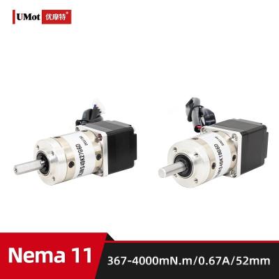 中国 0.67-0.8A 歯車減速器 ステップモーター 惑星ギアボックス マックス.比 1 369 あなたのために 販売のため