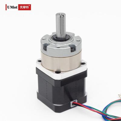 Cina Nema 17 Hybrid Micro Reducer Motore a gradino a ingranaggi planetari per UAV 34/40mm 2.93/2.5A in vendita