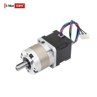 中国 ハイブリッド ネマ 17 ステップモーター ギアボックス減速器 1.33/1.5A 電流 34/40mm 長さ 販売のため