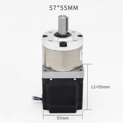 Cina 57 mm ibrido 2 fase Nema 23 trasmissione planetaria motore passo a passo con ingranaggi per tacker solare in vendita