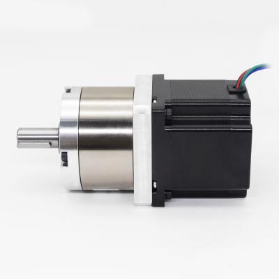 Cina 57 mm ibrido 2 fase Nema 23 trasmissione planetaria motore passo a passo con ingranaggi per tacker solare in vendita