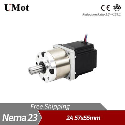 Cina Stampa 3D Nema23 Motore a gradini planetari con telaio ibrido 2A e certificazione ROHS in vendita