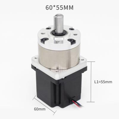 中国 高トルク Nema24 60mm ステップモーター プラネタリギアボックスと3.5A 電流 / 段階 販売のため