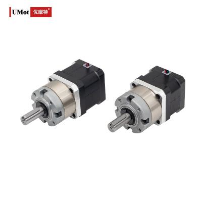China 28/39mm Nema 14 Hybrid Planetary Gearbox Stepper Motor With Max.Ratio 1 139 and Holding Torque 200/250mN.m for sale
