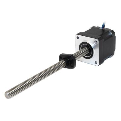 China 80 grados de aumento de la temperatura del motor paso a paso lineal con tornillo de plomo para máquinas CNC en venta