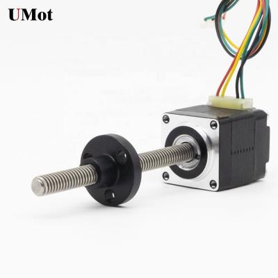中国 0.9/1.8 度 ステップアングル 線形モーター Nema8 T5/T8/T10 高精度アプリケーション 販売のため