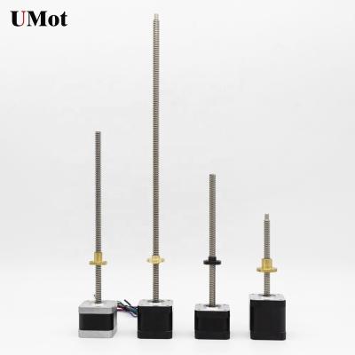 中国 0.9/1.8 度 ステップアングル 線形モーター Nema8 T5/T8/T10 高精度アプリケーション 販売のため