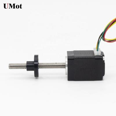 China Más vendido 1.8 Grado Nema 8 T5/T8/T10 Trapezoidal de rosca de tornillo motor lineal paso a paso en venta
