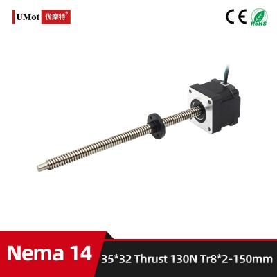 Cina Micro High Precision Hybrid Threaded Rod Nema 14 Linear Stepper Motor per la vendita di stampanti 3D in vendita