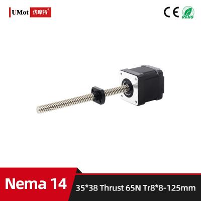 Cina Micro High Precision Hybrid Threaded Rod Nema 14 Linear Stepper Motor per la vendita di stampanti 3D in vendita