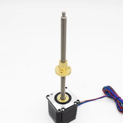 Cina Ibrido Nema 23 Mini attuatore lineare a sfera di piombo motore passo a passo a vite 0,7 kg 4 fili a piombo in vendita