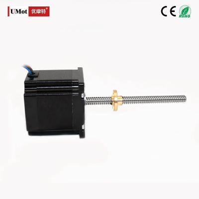 Cina 3.5A/3A Corrente/Fase Alto precisione Umot Nema23 Motore lineare a vite a piombo in vendita