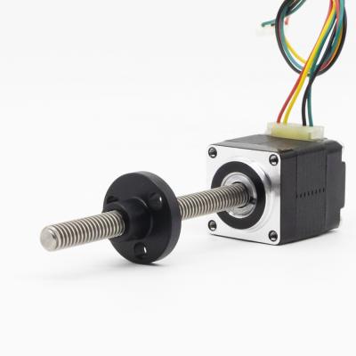 Cina 20 mm*20 mm Nema8 11 17 23 34 Attuatore di movimento lineare a micro passo con vite a sfera in vendita