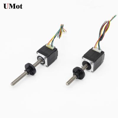 Cina 20 mm*20 mm Nema8 11 17 23 34 Attuatore di movimento lineare a micro passo con vite a sfera in vendita