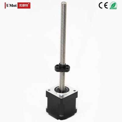 Cina 35 mm Mini Micro Hybrid Step Stepping Nema 14 Linear Stepper Motor per UAV con stampante 3D in vendita